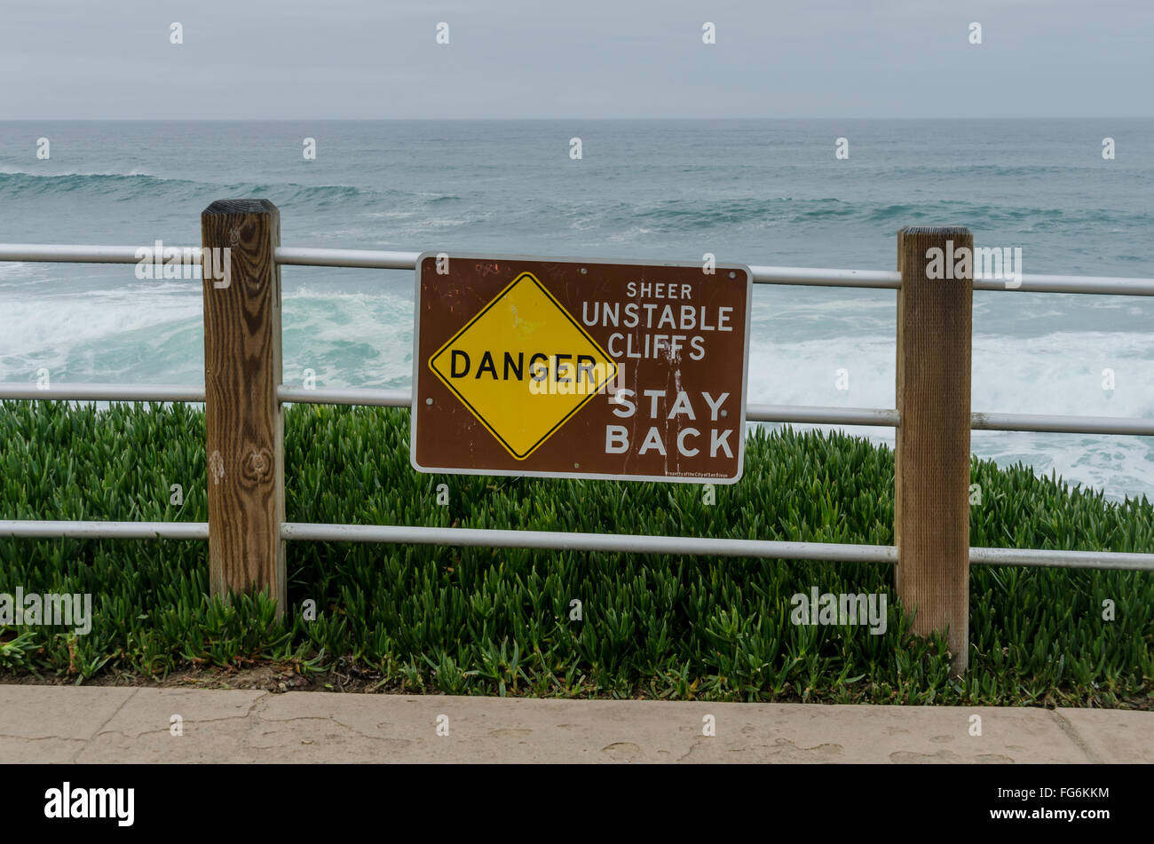 Warning sign unstable cliffs coast hi-res stock photography and images ... Warning sign unstable cliffs coast hi-res stock photography and images ...