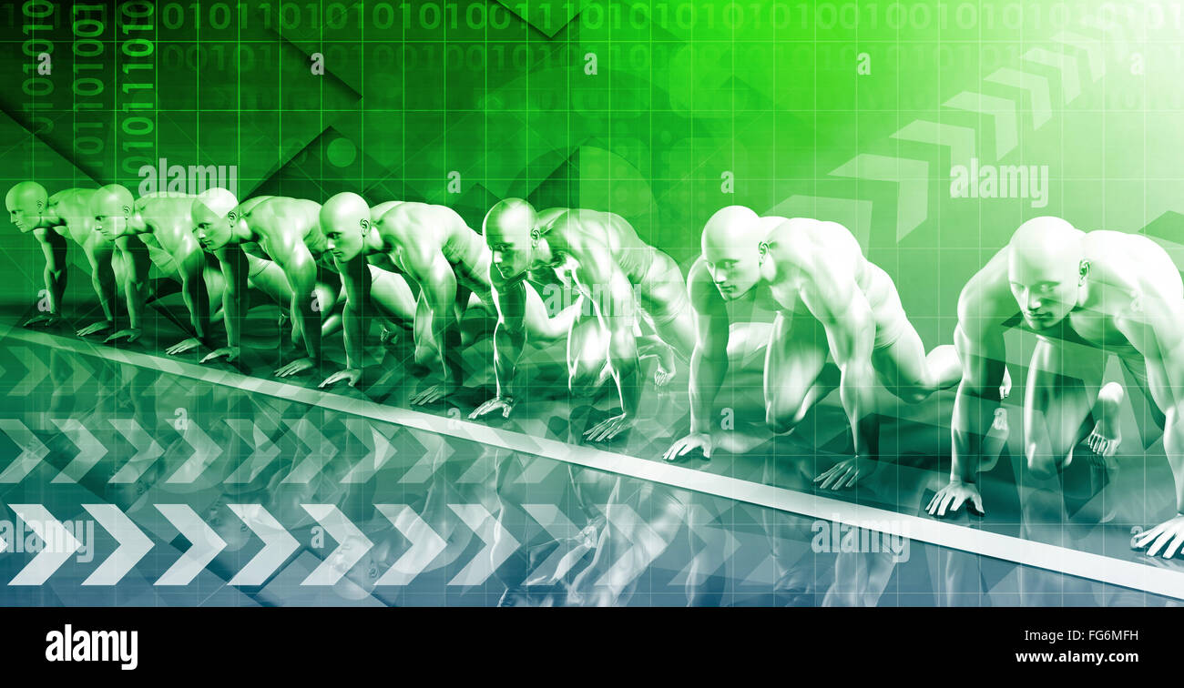 3D Business Background as Leadership Concept Abstract Stock Photo - Alamy