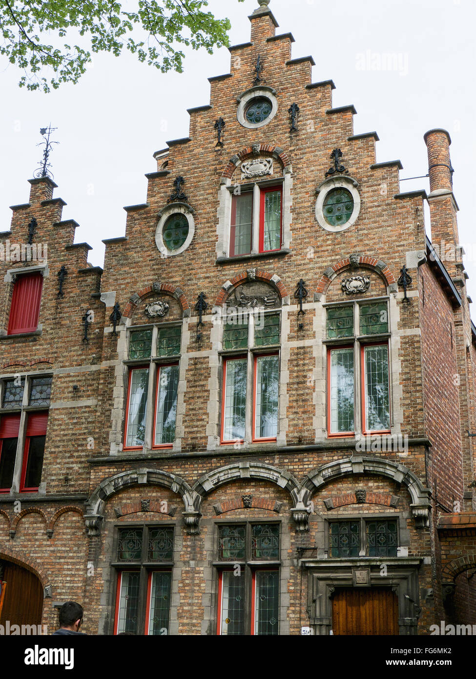 Baroque architecture; Walplein, Bruges, Belgium Stock Photo - Alamy