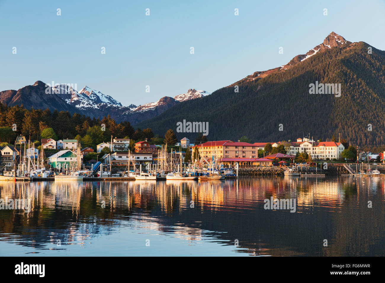 Alaska sitka boats harbor hi-res stock photography and images - Alamy