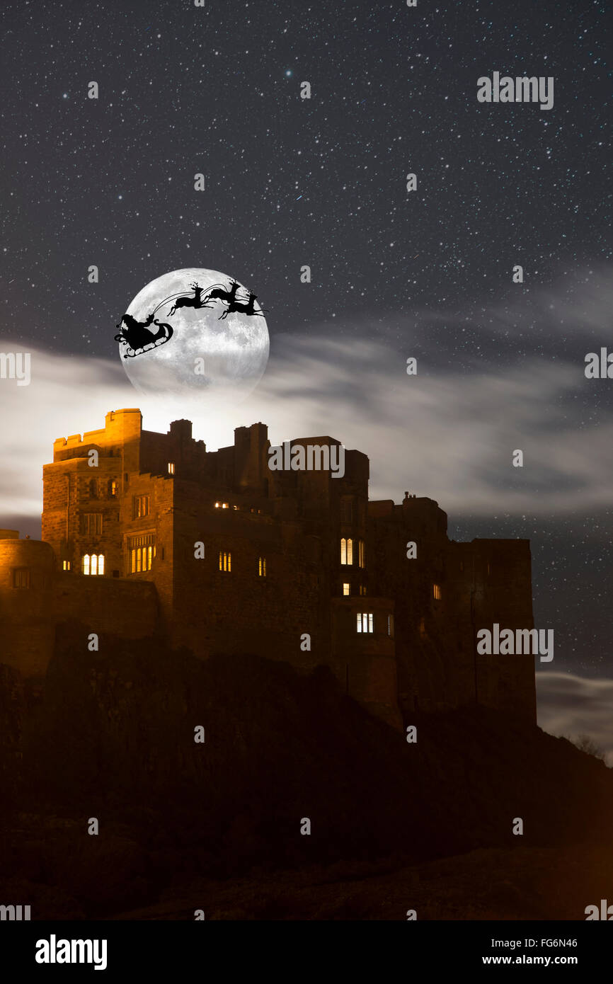 Real Santa In The Sky