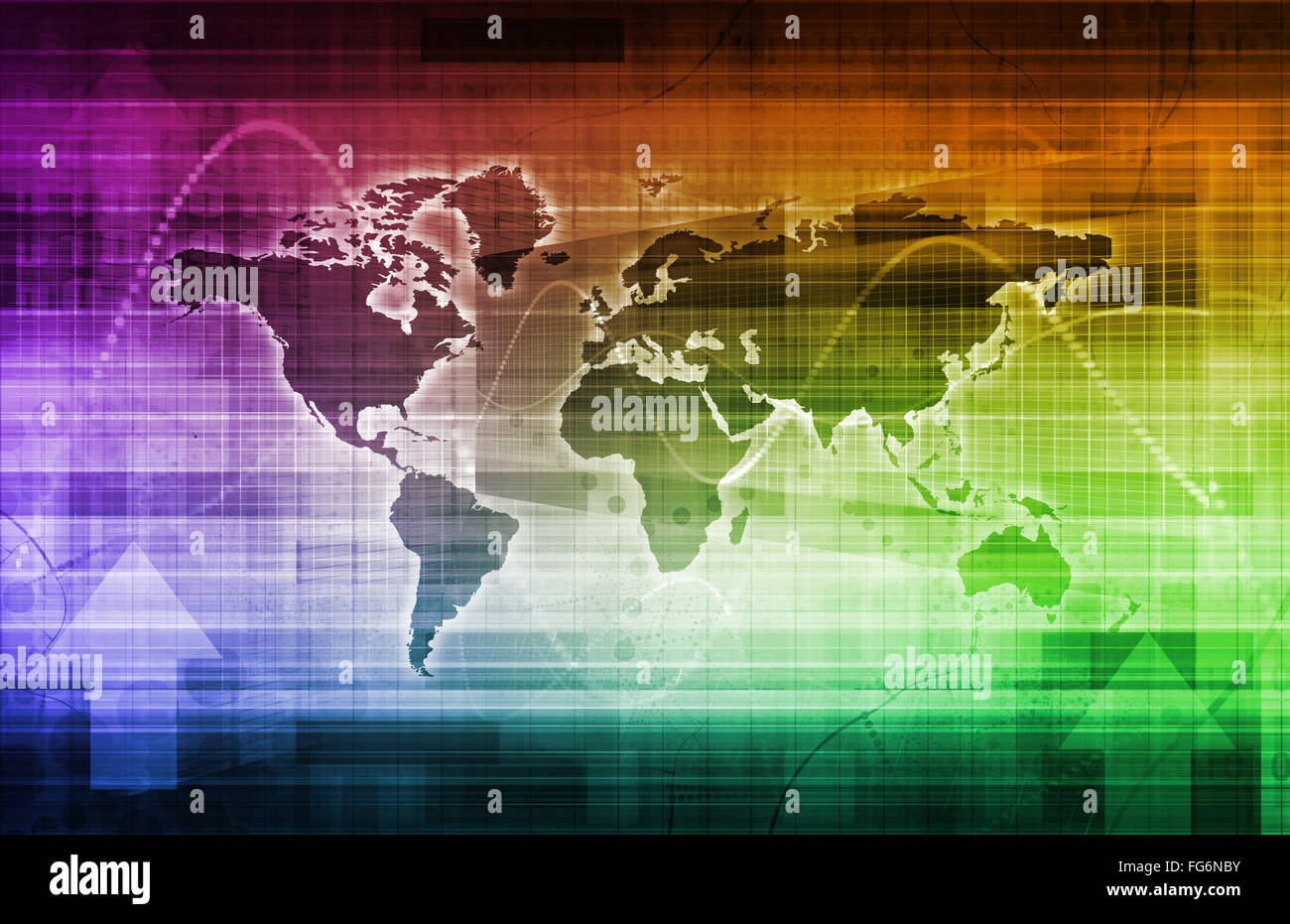 Business Process Improvement as a Art Abstract Stock Photo - Alamy