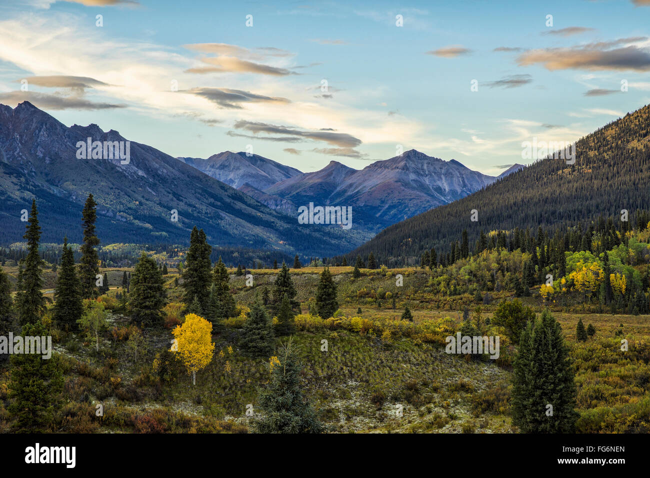 The landscape along the South Canol Road; Yukon, Canada Stock Photo - Alamy