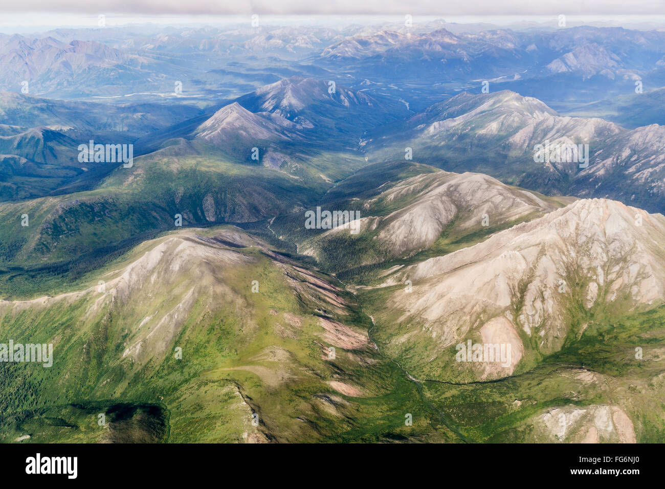Aerial view to brooks mountain range hi-res stock photography and ...