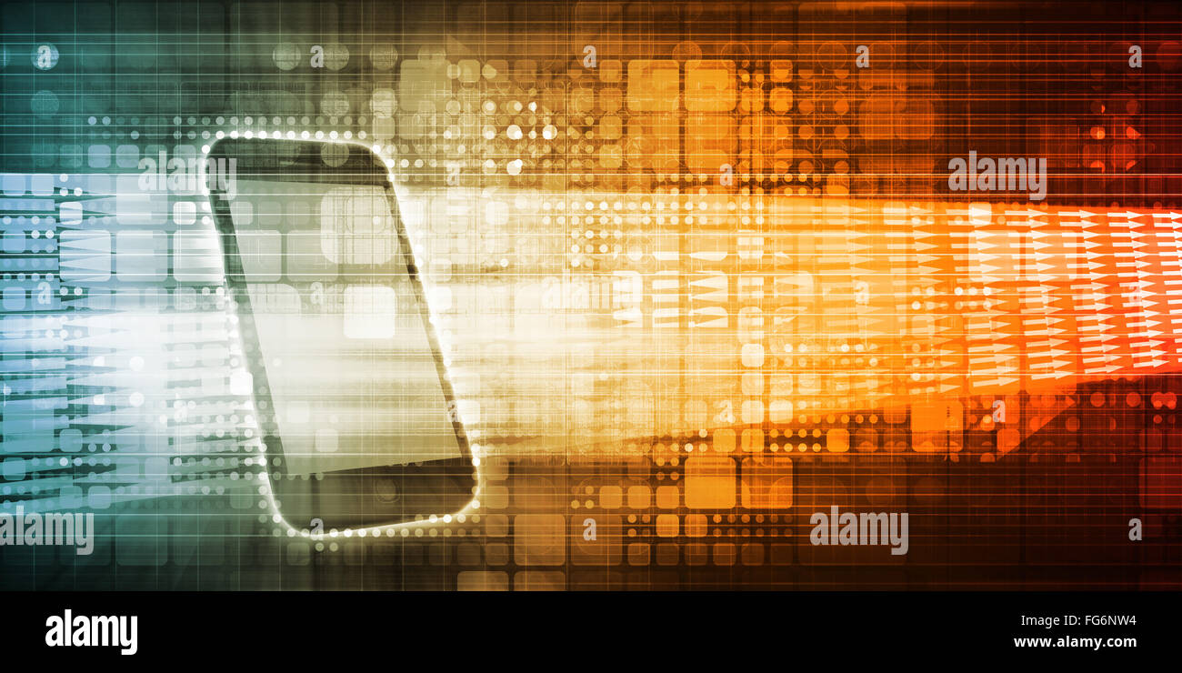 Science Technology Data as a Abstract Art Stock Photo - Alamy