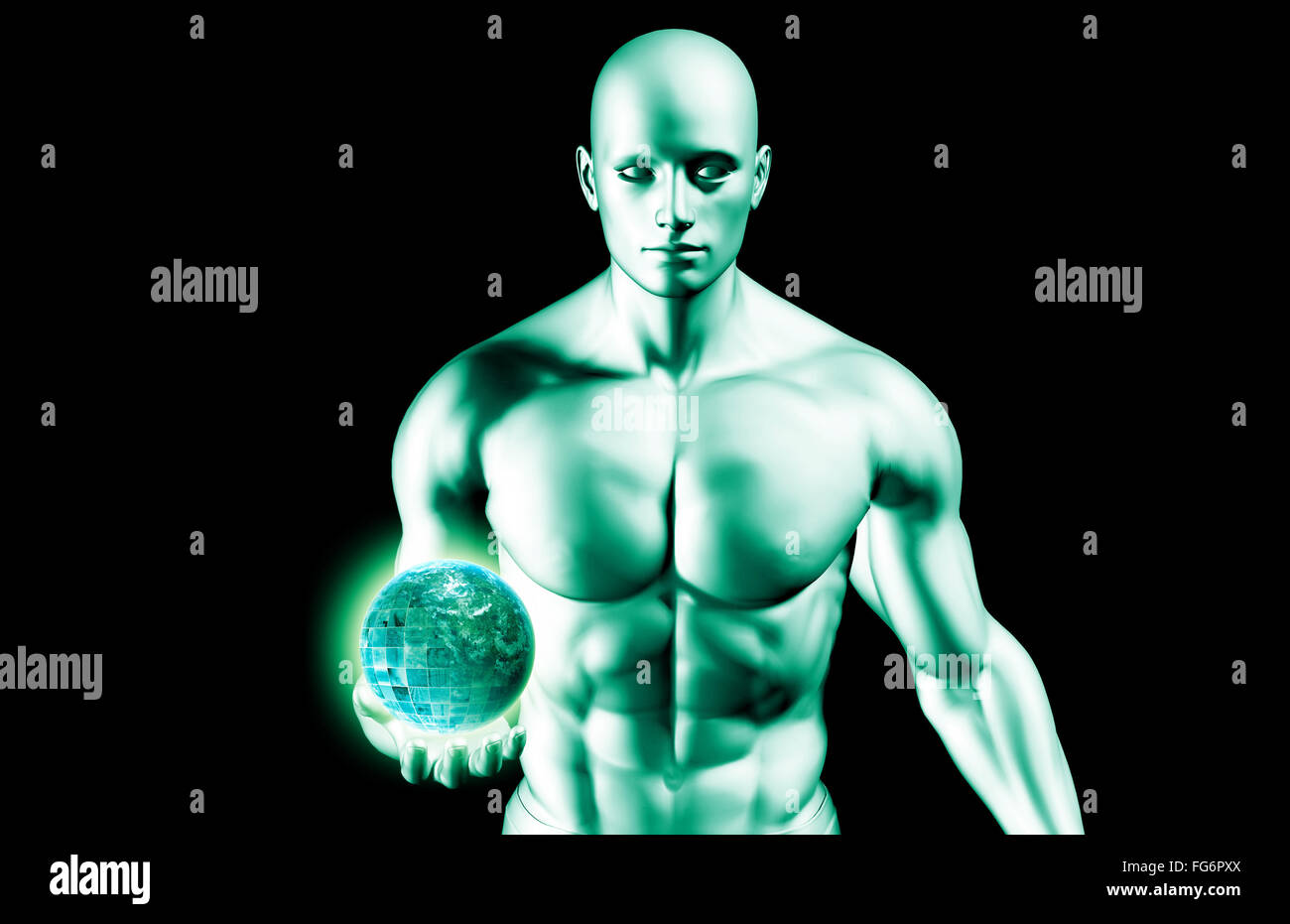 Science Technology Worldwide Research and Development Art Stock Photo ...