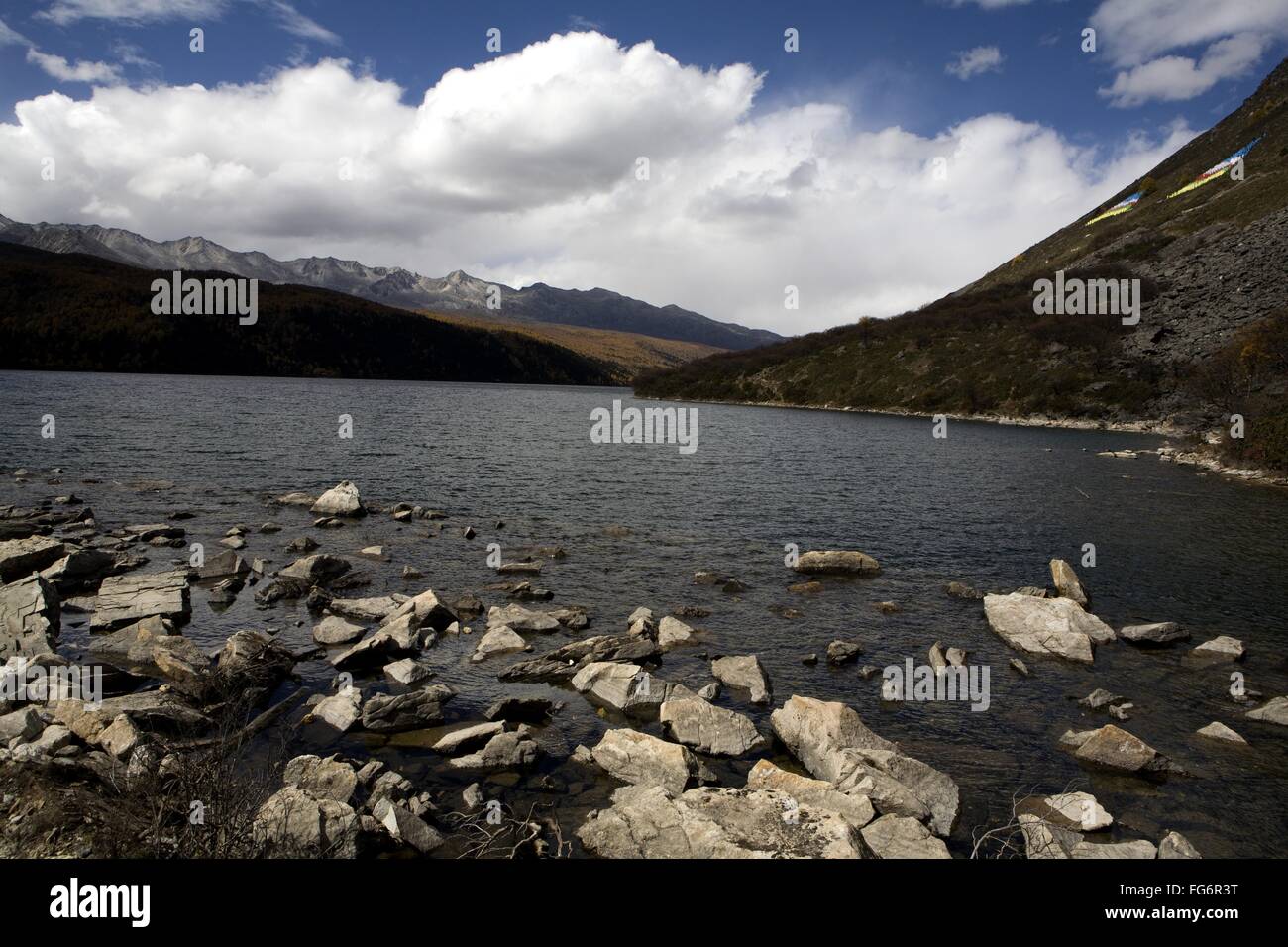 Ganzi Tibetan Autonomous Prefecture Sichuan Province China Stock Photo ...