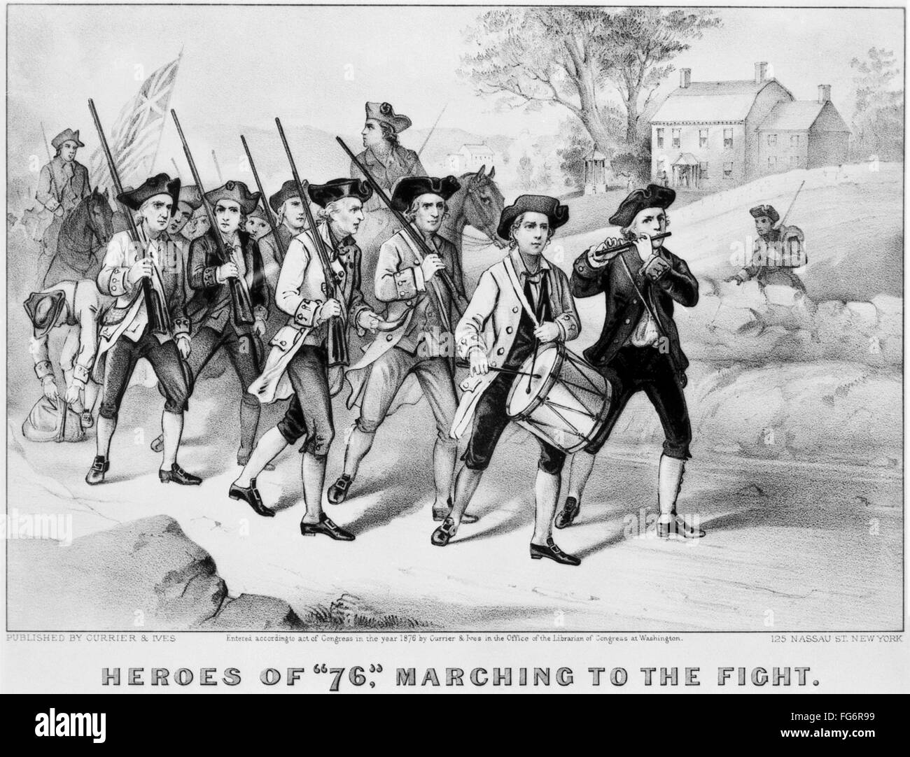 MINUTEMEN: HEROES OF 1776. /n'Heroes of "'76," Marching to the Fight ...