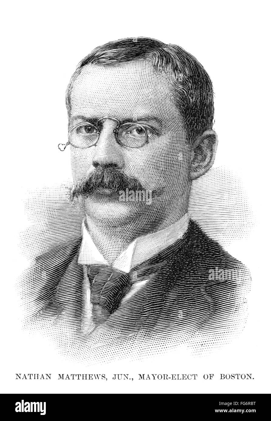 NATHAN MATTHEWS, JR. /n(1854-1927). American politician and Mayor of ...