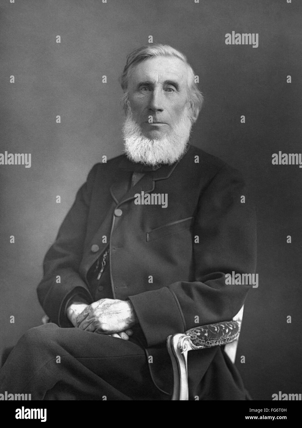 JOHN TYNDALL (1820-1893). /nBritish physicist. Photograph by W. & D ...
