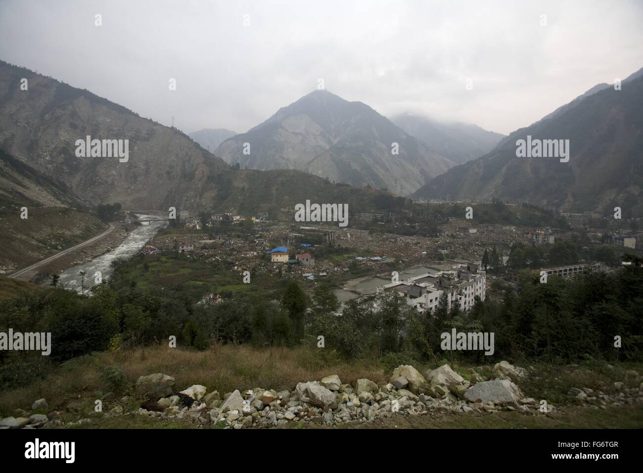 Wenchuan County Sichuan Province China Stock Photo - Alamy