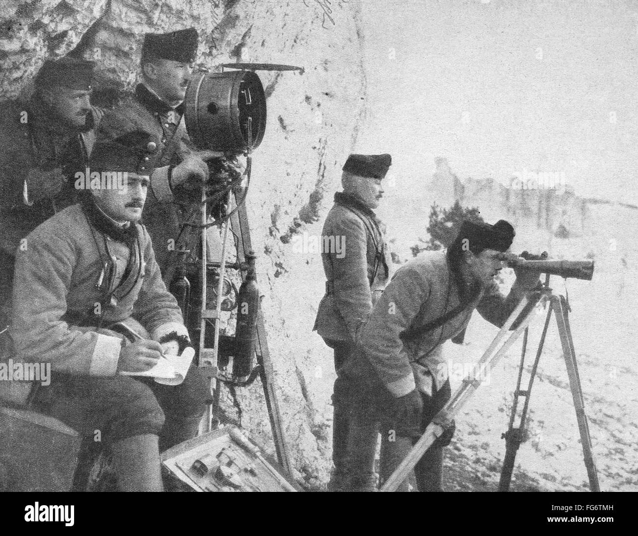 WORLD WAR I: TROOPS, 1914. /nAustro-Hungarian signal corps in Eastern ...