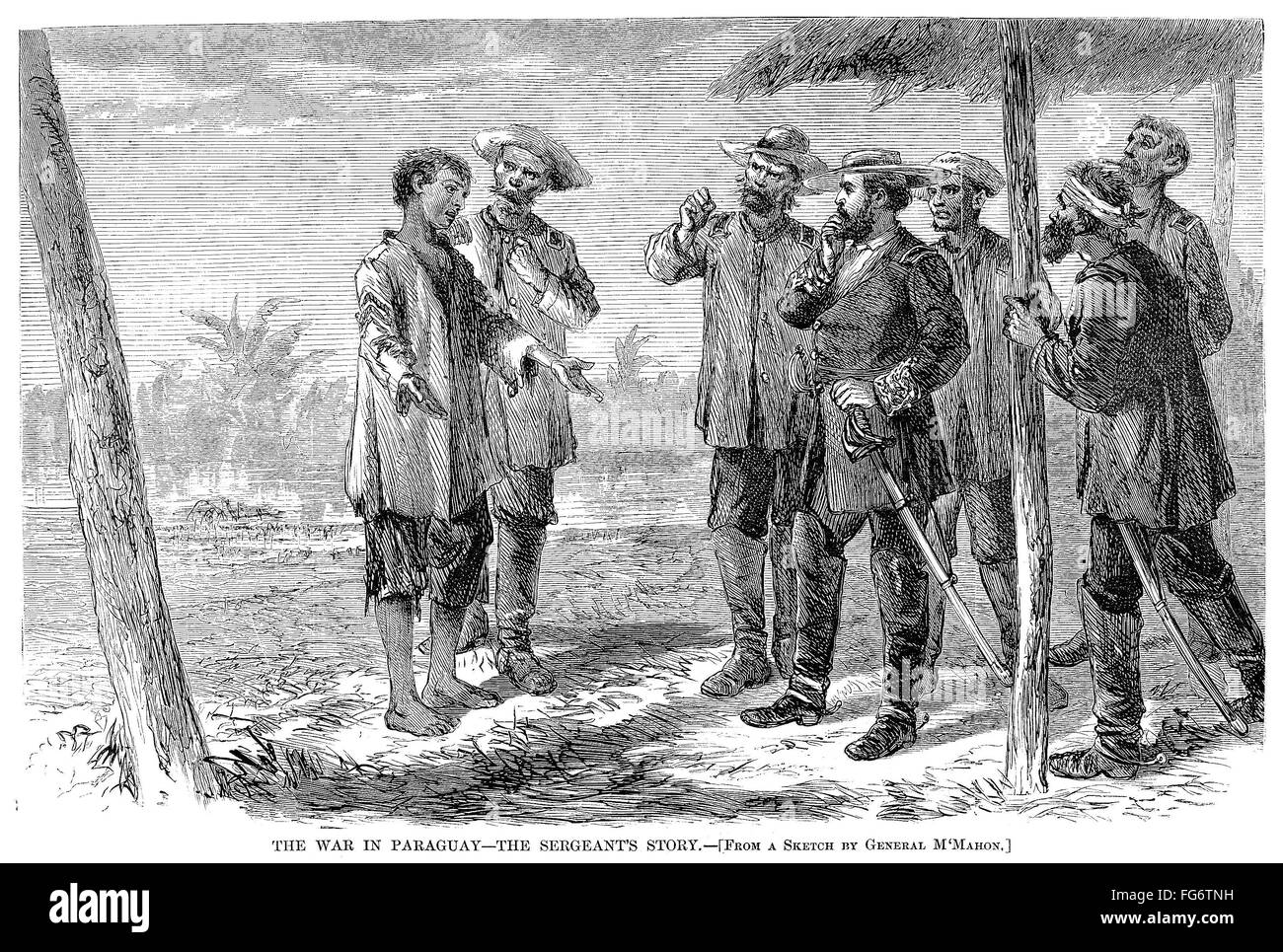 PARAGUAYAN WAR, 1870. /n'The War in Paraguay - The Sergeant's Story ...