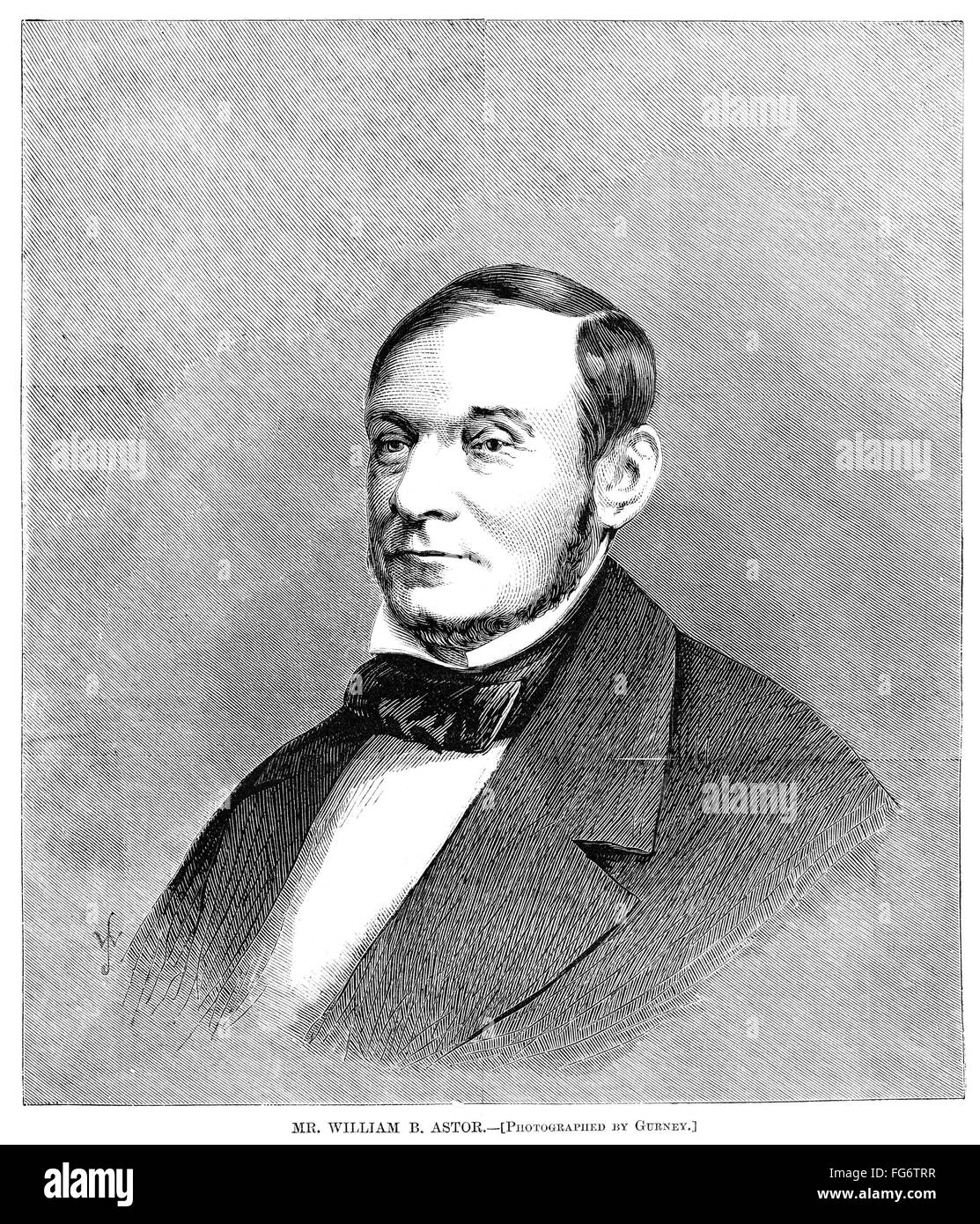 WILLIAM ASTOR (1830-1892). /nWilliam Backhouse Astor, Jr. American ...