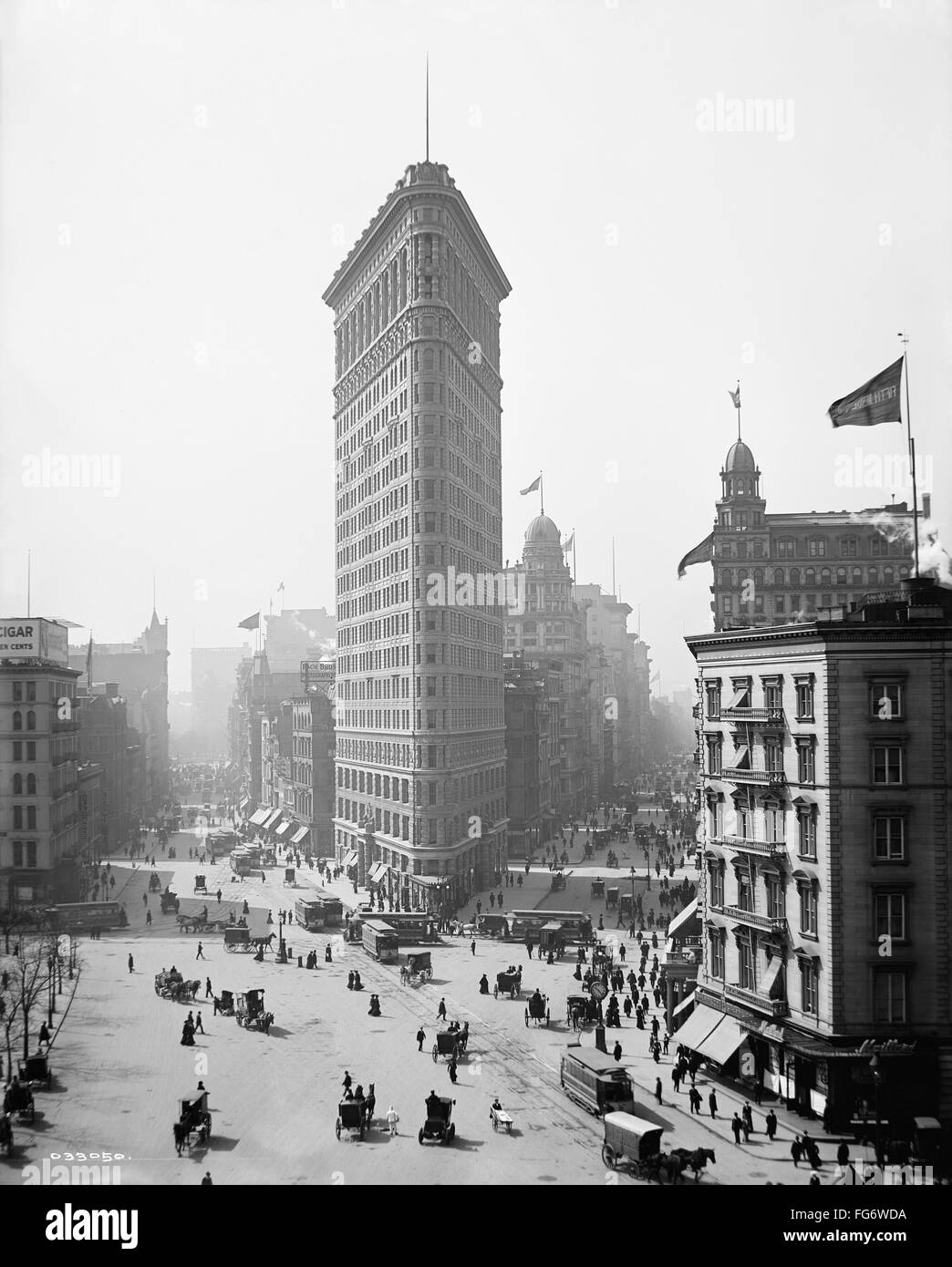 NEW YORK CITY, c1905. /nThe Flatiron Building in New York City ...