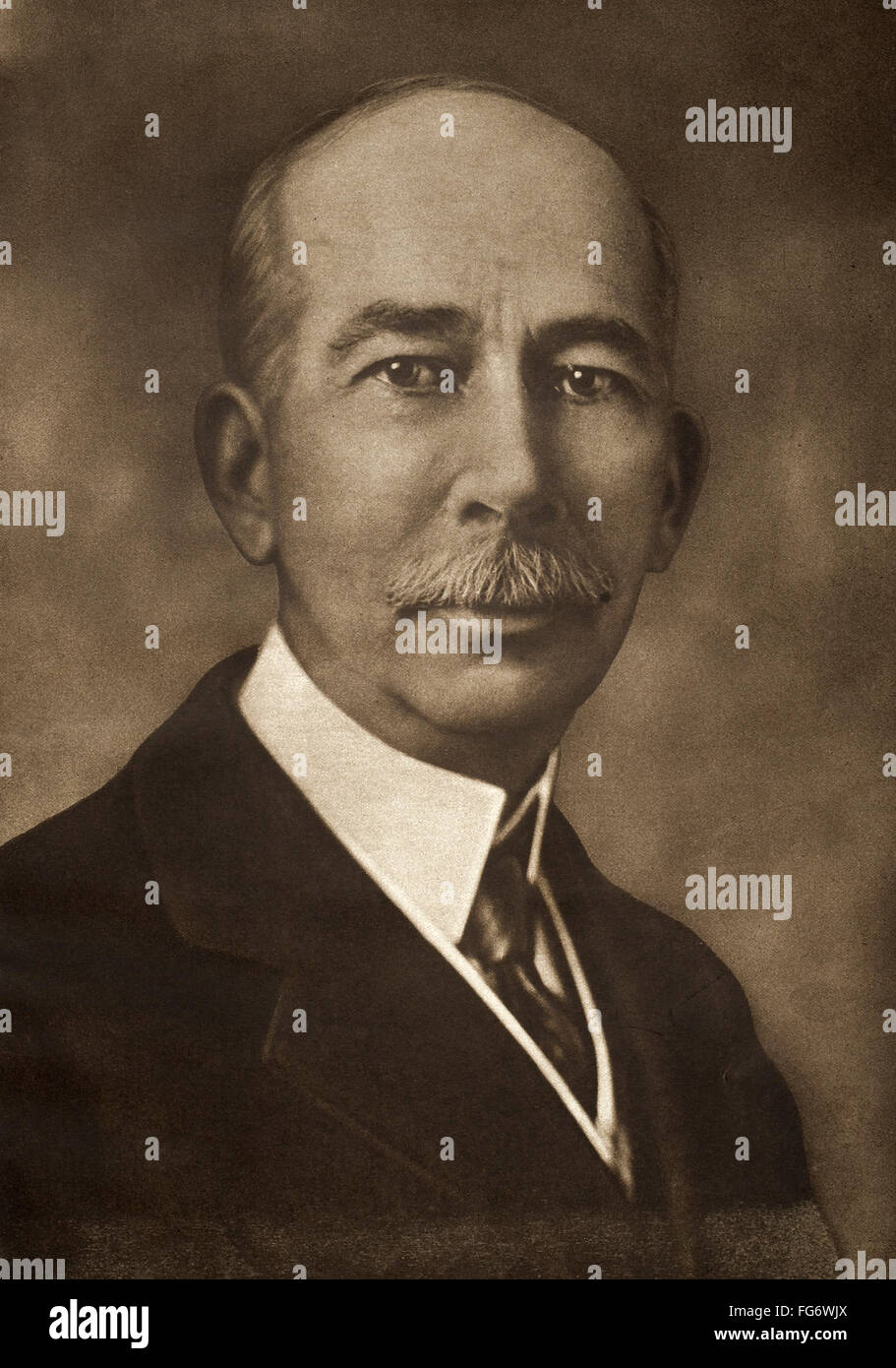EDWARD MANDELL HOUSE /n(1858-1938). American diplomat. Photograph ...