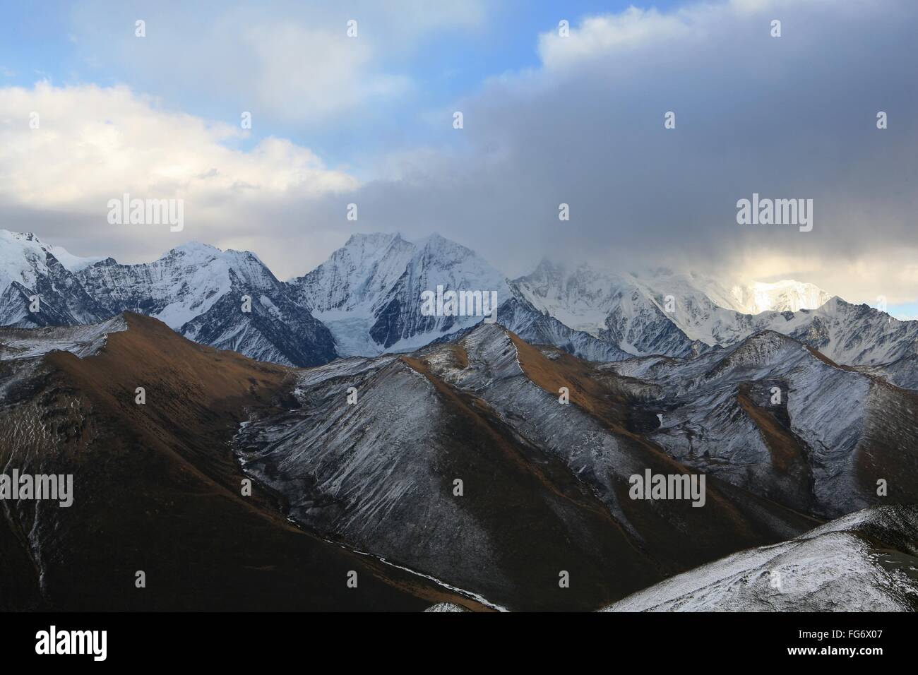 Kangding County Sichuan Province China Stock Photo - Alamy