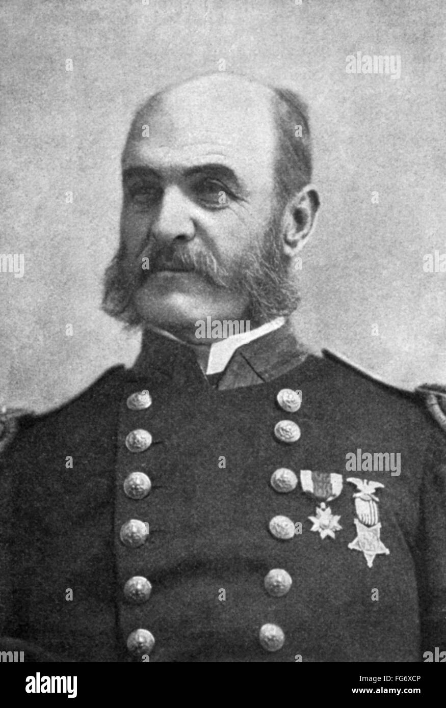 GEORGE ALBERT CONVERSE /n(1844-1909). U.S. Navy admiral. Commander of the USS Montgomery during ...