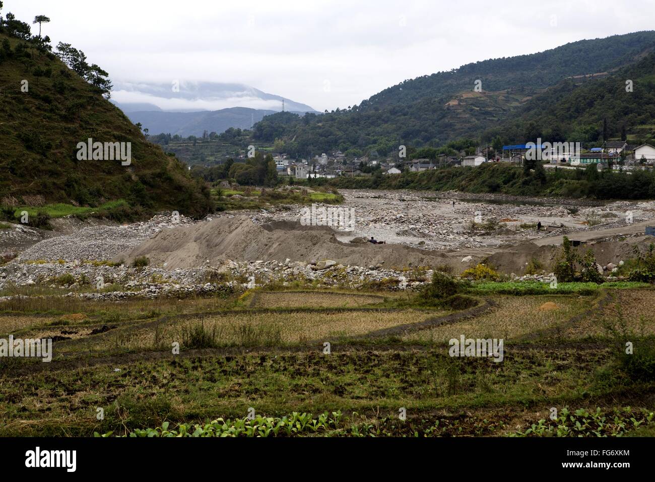 Ganzi Tibetan Autonomous Prefecture Sichuan Province China Stock Photo ...