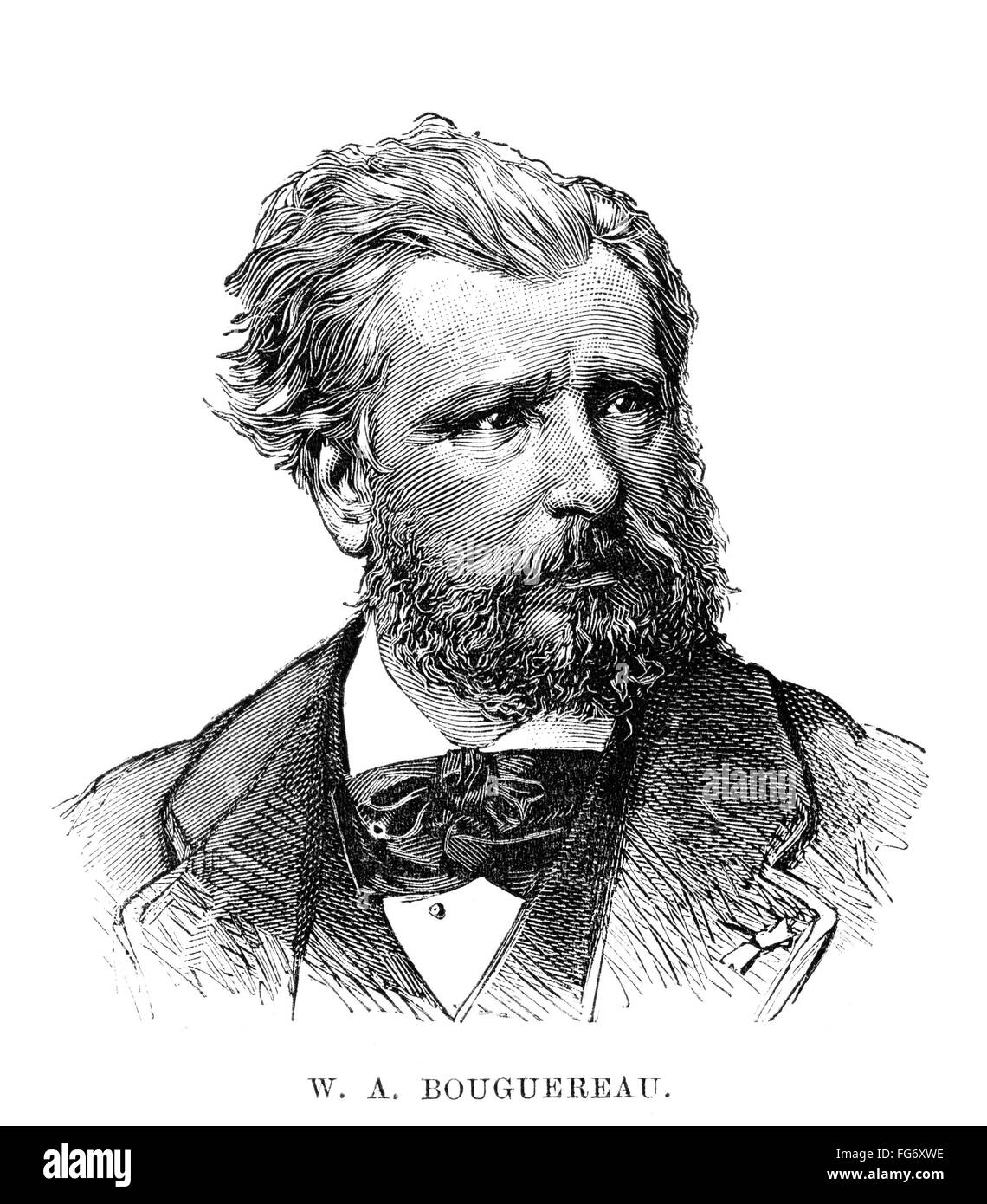 WILLIAM-ADOLPHE BOUGUEREAU /n(1825-1905). French painter. Engraving ...