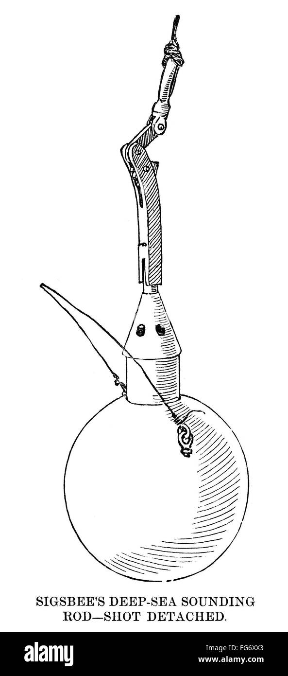 DEEP SEA SOUNDING ROD, 1888. /nDeep sea sounding rod named for U.S ...