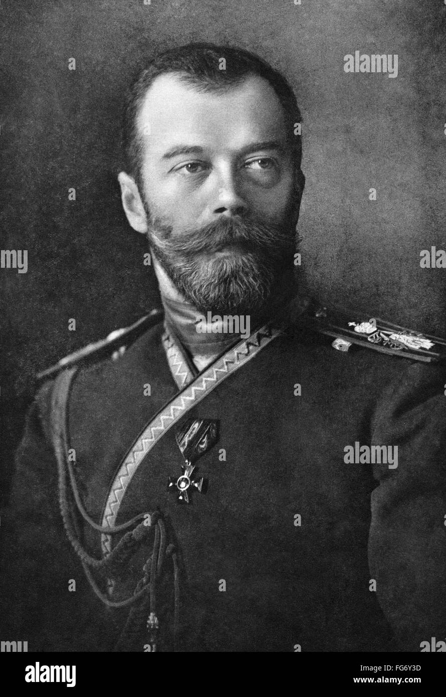 NICHOLAS II (1868-1918). /nCzar of Russia, 1894-1917. Photograph, c1915 ...
