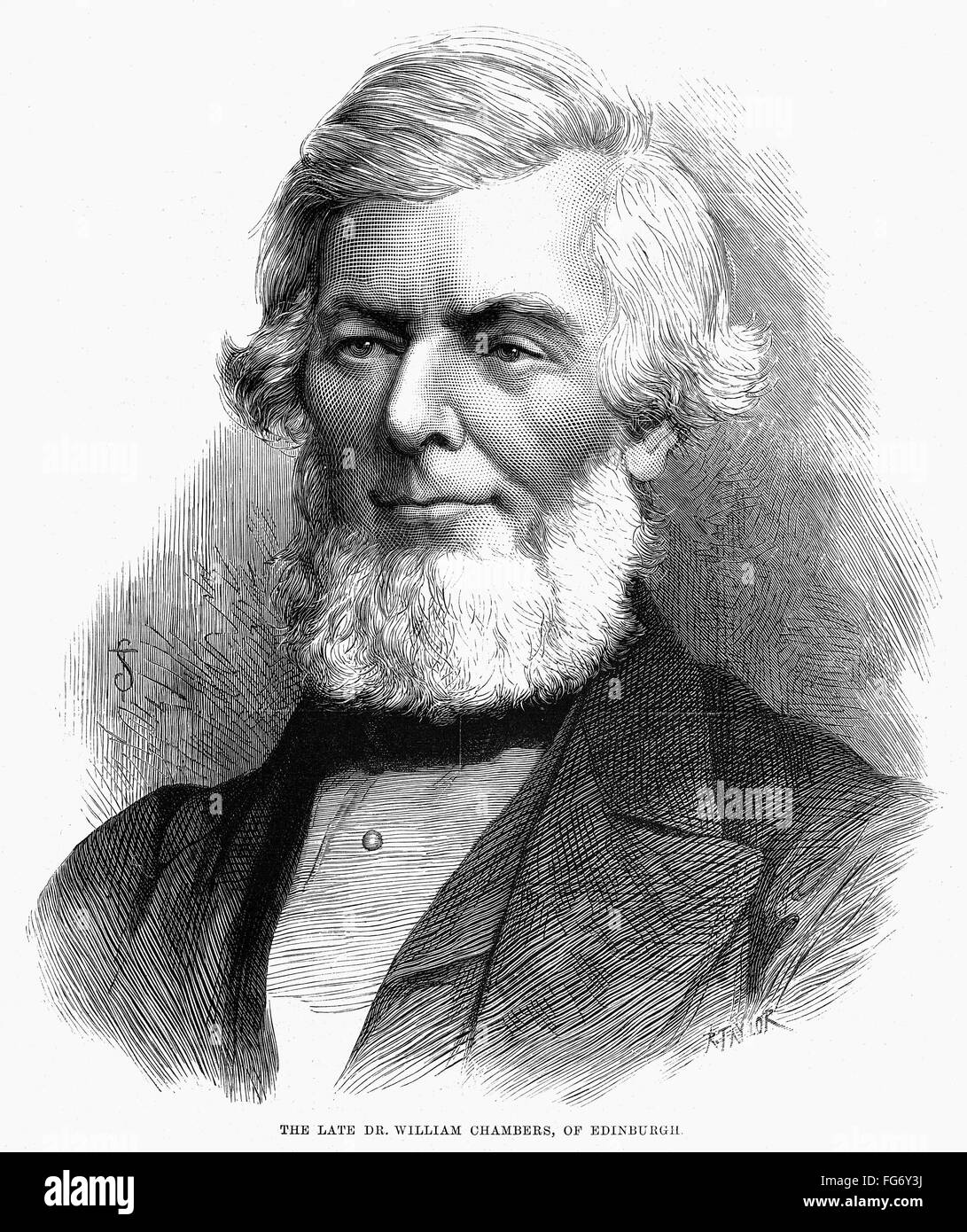 WILLIAM CHAMBERS (1800-1883). /nScottish publisher and politician ...