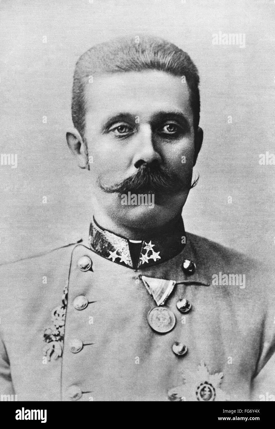 FRANZ FERDINAND /n(1863-1914). The Archduke of Austria. Photograph ...