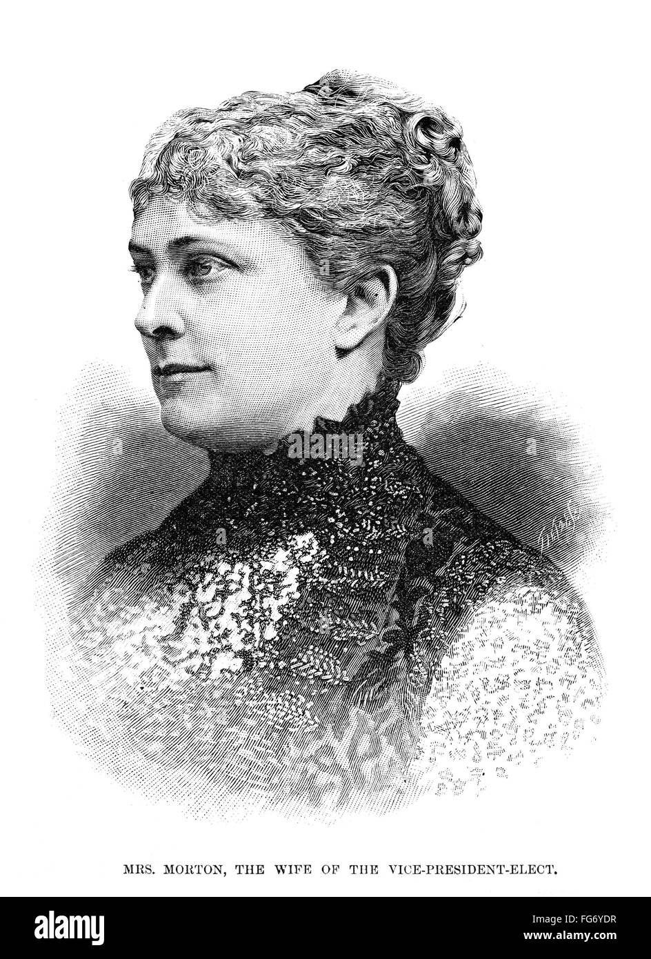 ANNA MORTON (1846-1918). /nAnna Livingston Reade Street Morton. Wife of ...