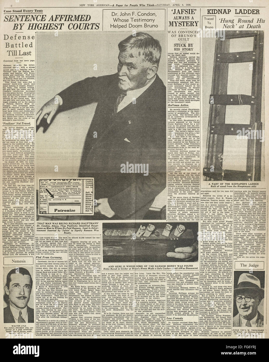 Richard hauptmann execution hi-res stock photography and images - Alamy