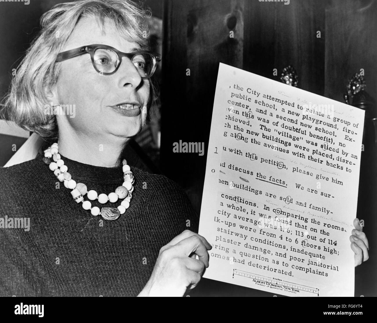 JANE JACOBS (1916-2006). /nAmerican-Canadian writer and activist ...
