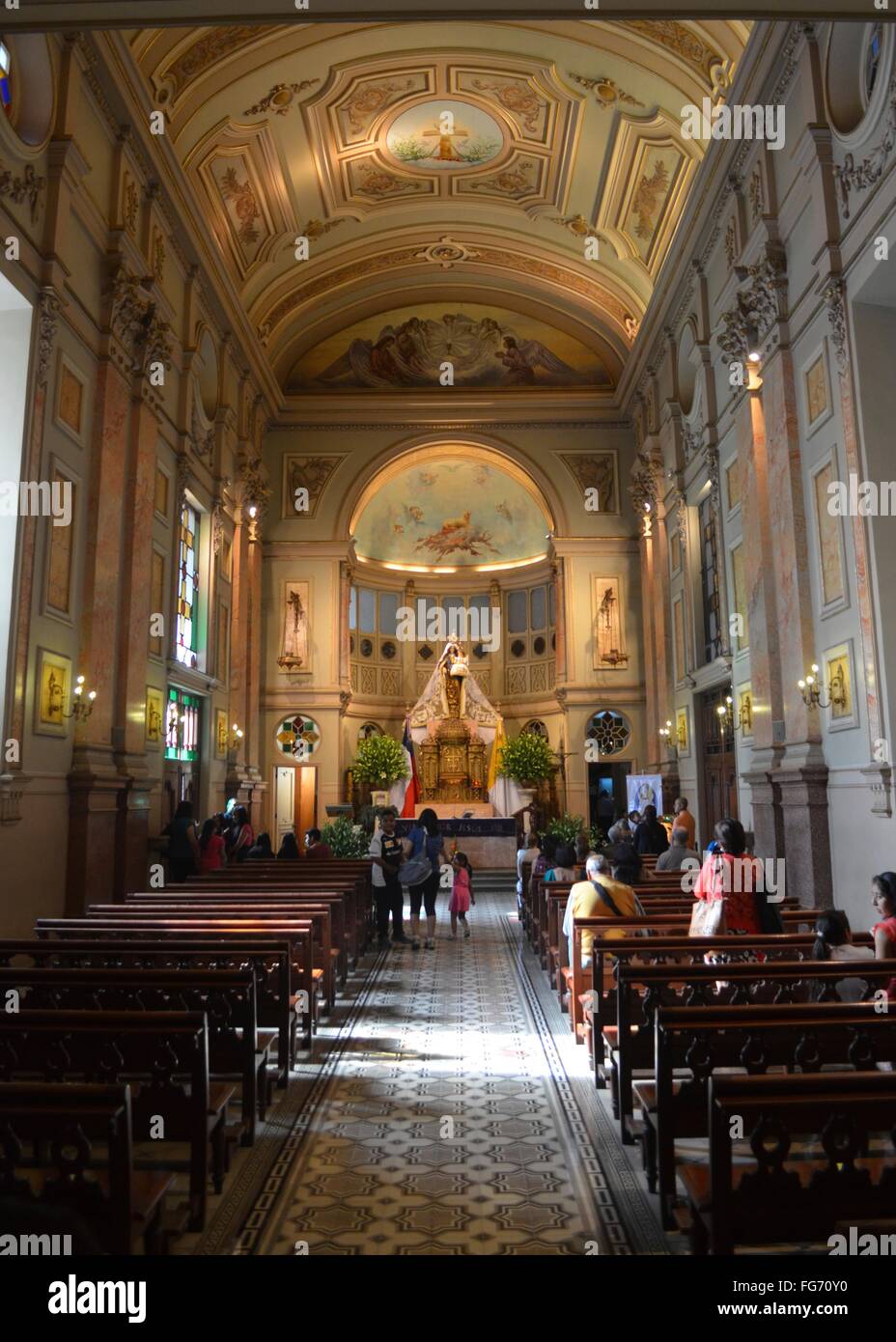 The Metropolitan Cathedral of Santiago, Chile Stock Photo - Alamy