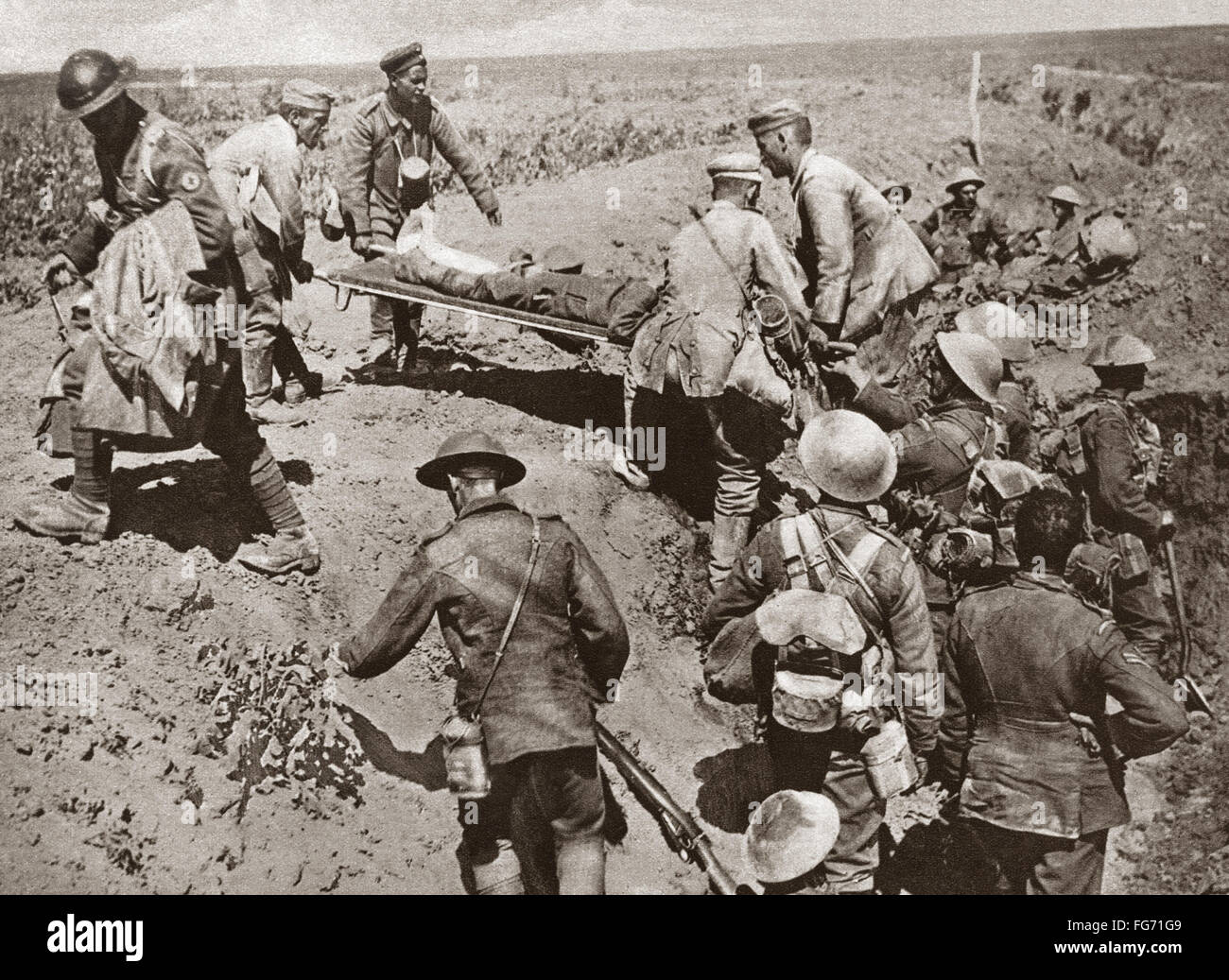 WORLD WAR I: PRISONERS. /nGerman prisoners of war, employed by the ...