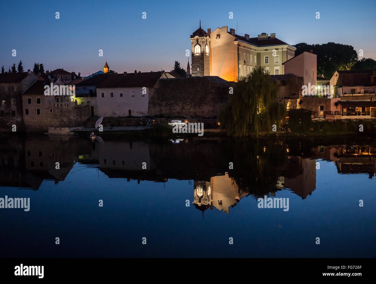 Old Town in Trebinje city, Bosnia and Herzegovina Stock Photo - Alamy