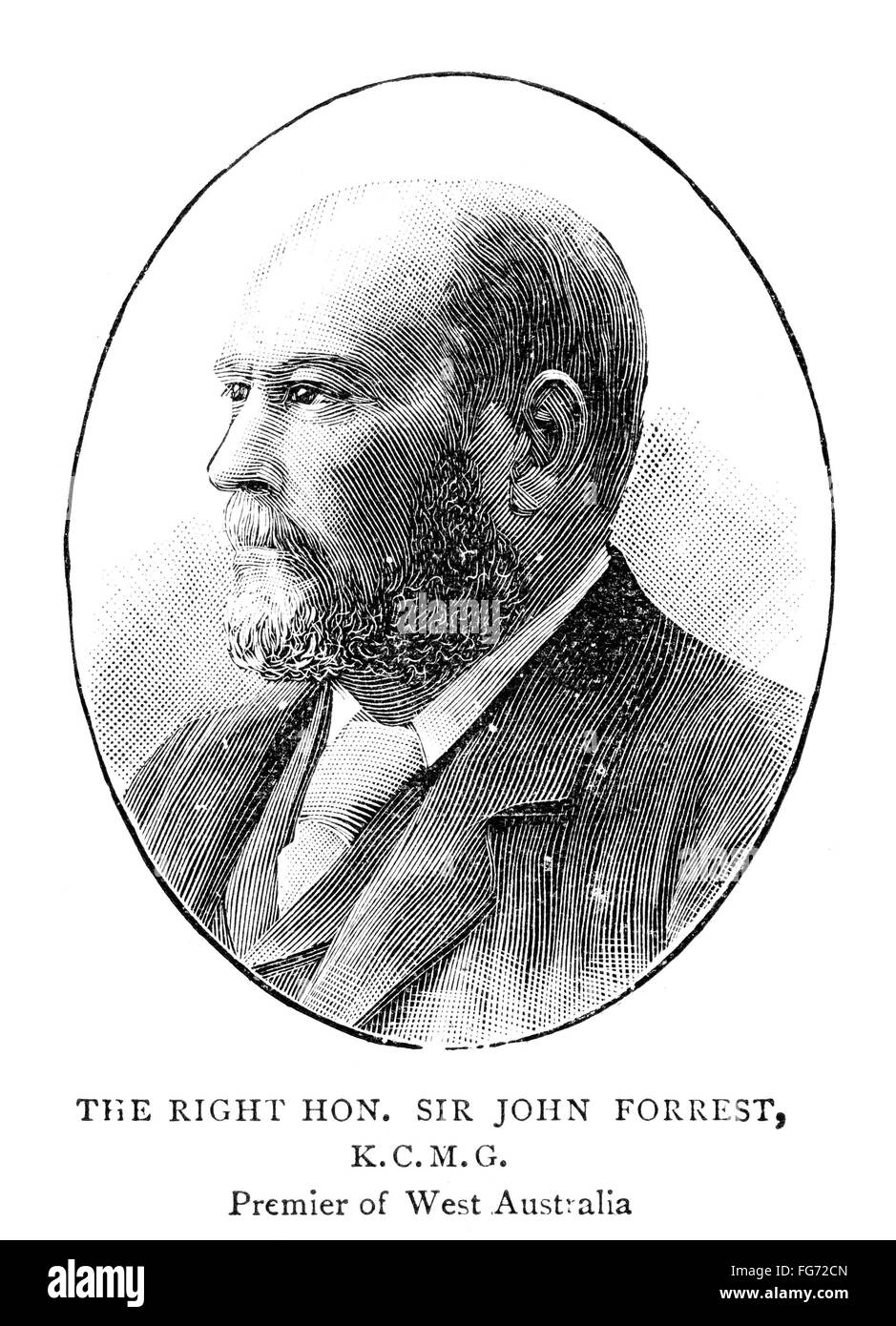 JOHN FORREST (1847-1918). /nAustralian explorer and premier of Western ...