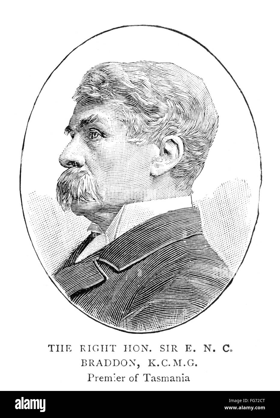 EDWARD BRADDON (1829-1904). /nAustralian politician, premier of ...