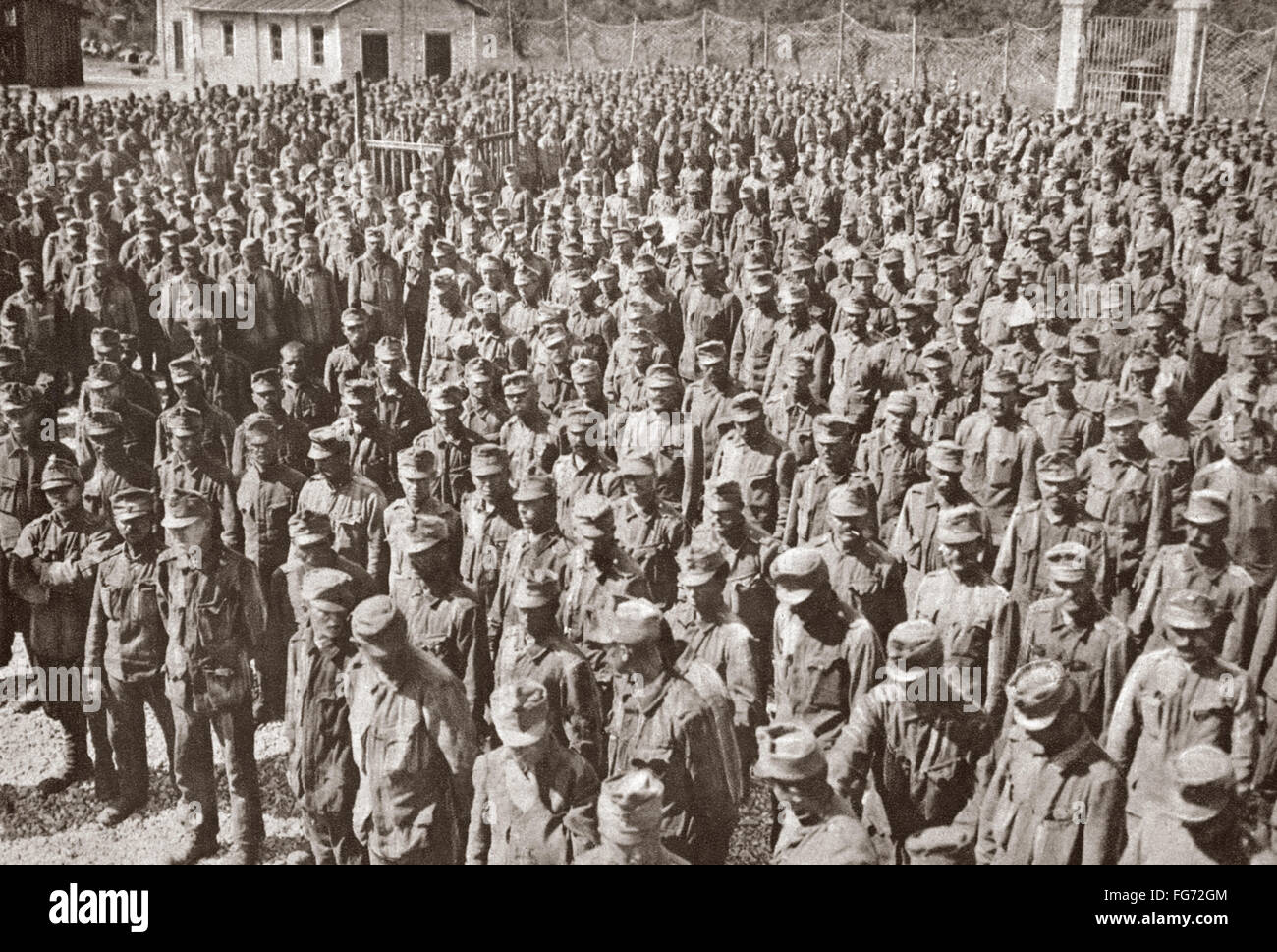 WORLD WAR I: PRISONERS. /nPrisoners of war taken by Italian forces ...