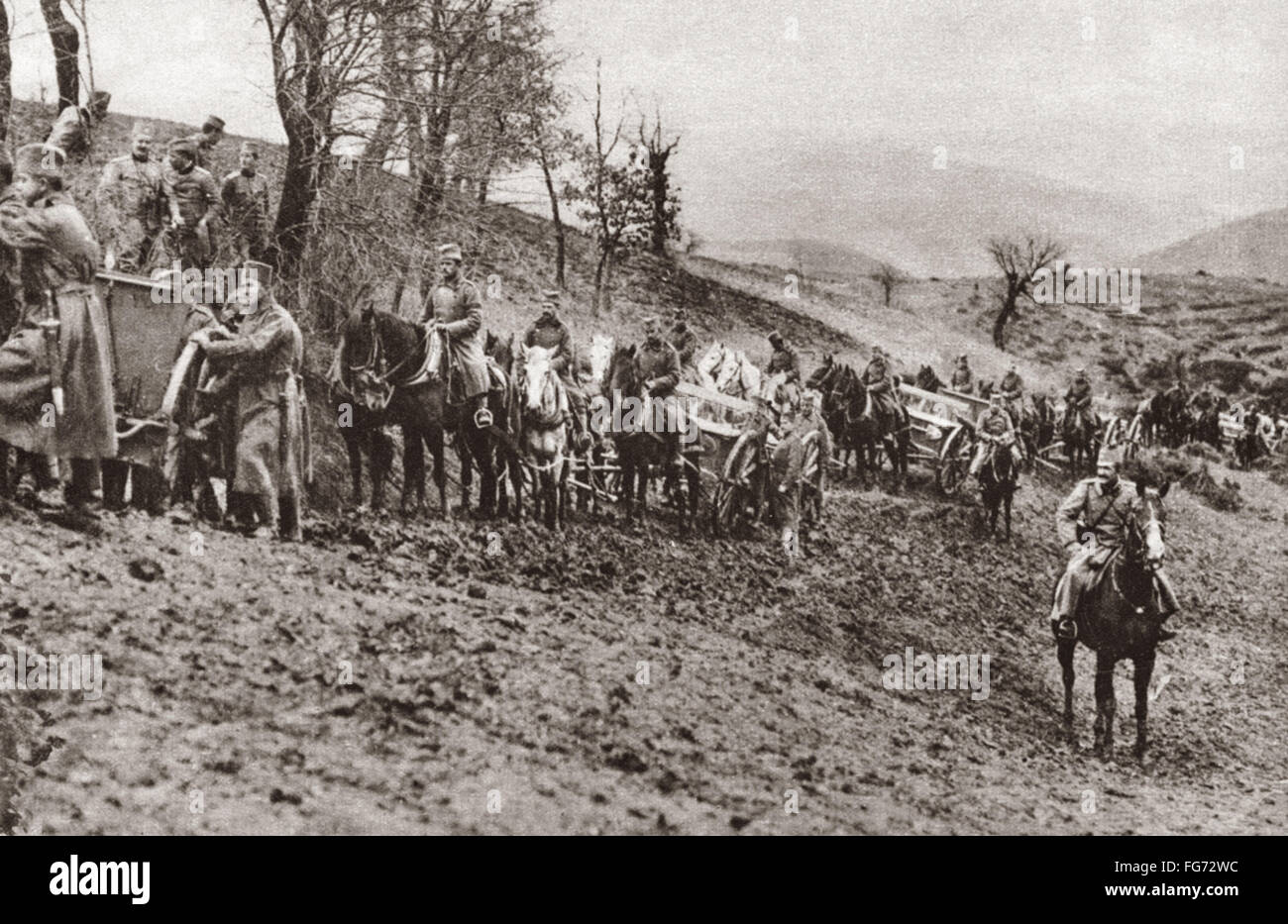 WORLD WAR I: ALLIED ARMY. /nThe reorganized Serbian army, co-operating ...