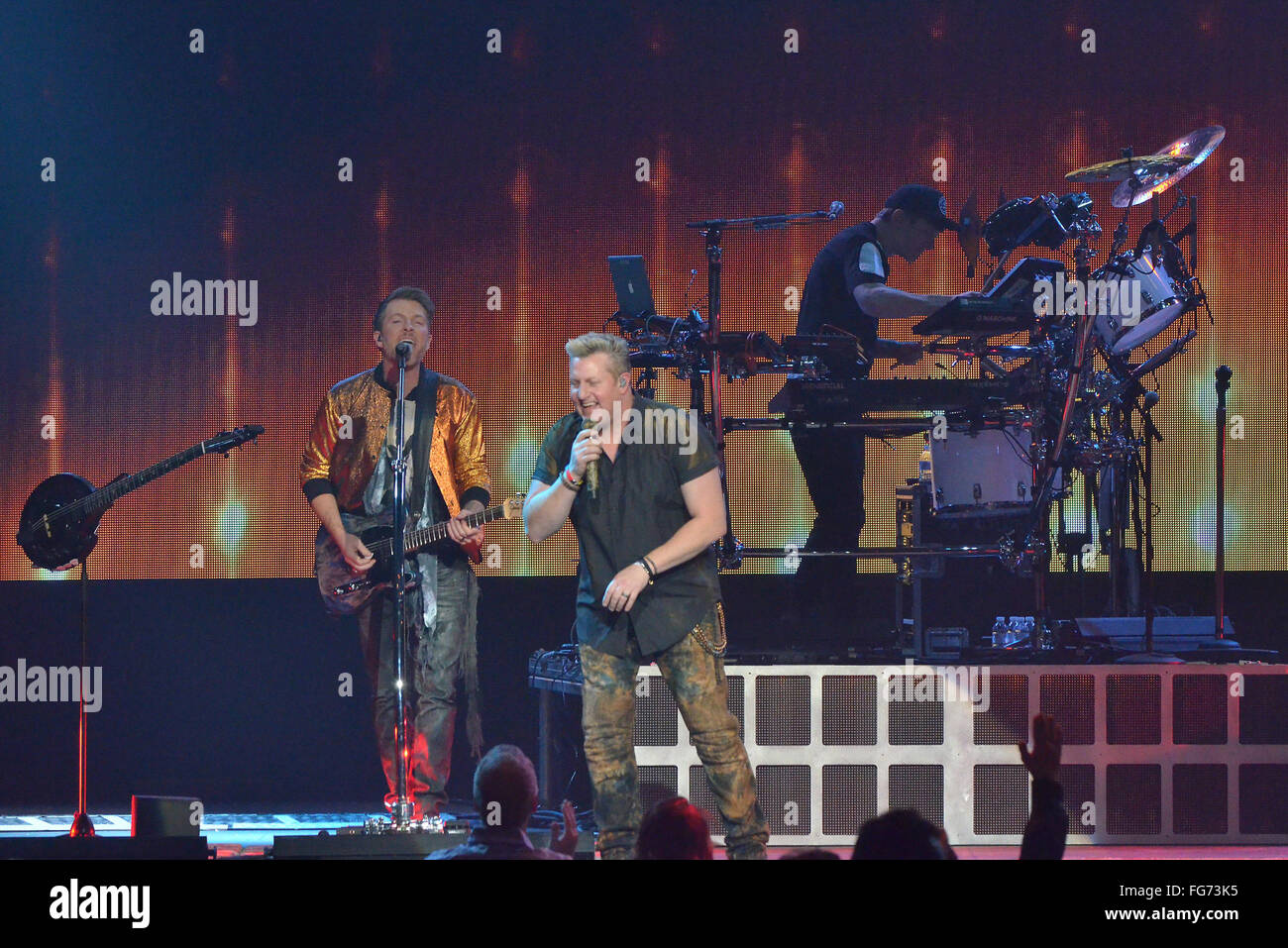 Las Vegas, Nevada, USA. 17th Feb, 2016. Singer Gary LeVox, lead ...