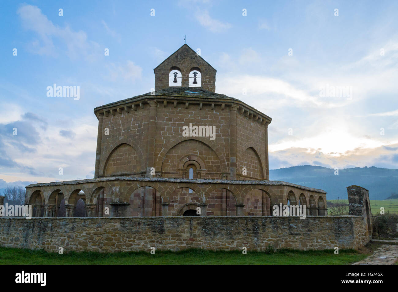 12th century Romanesque church located in the North of Spain which ...
