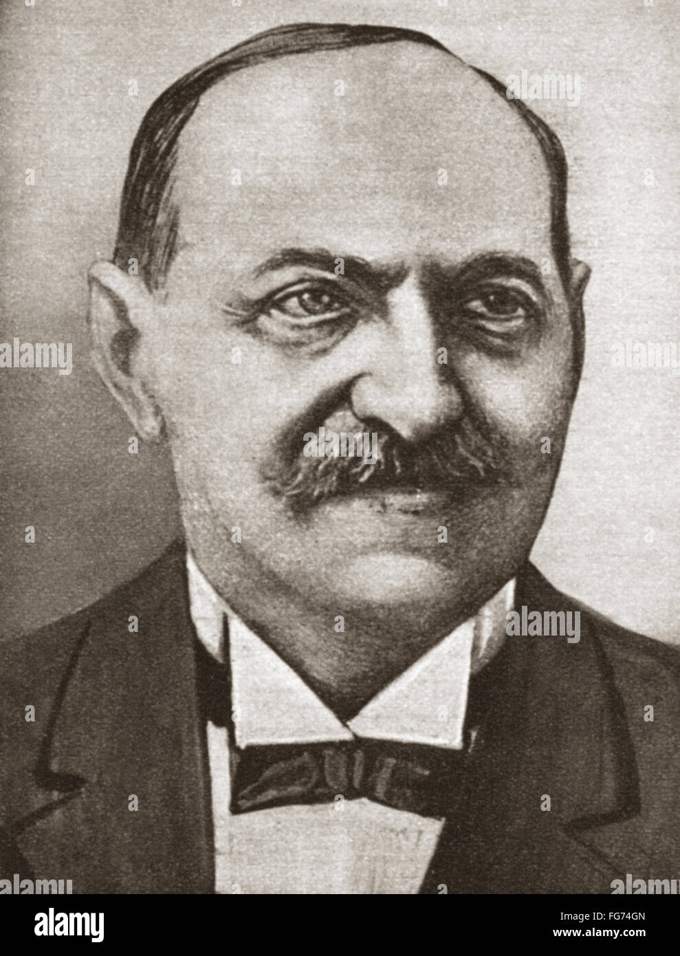 HUGO HAASE (1863-1919). /nGerman socialist politician. Photograph ...