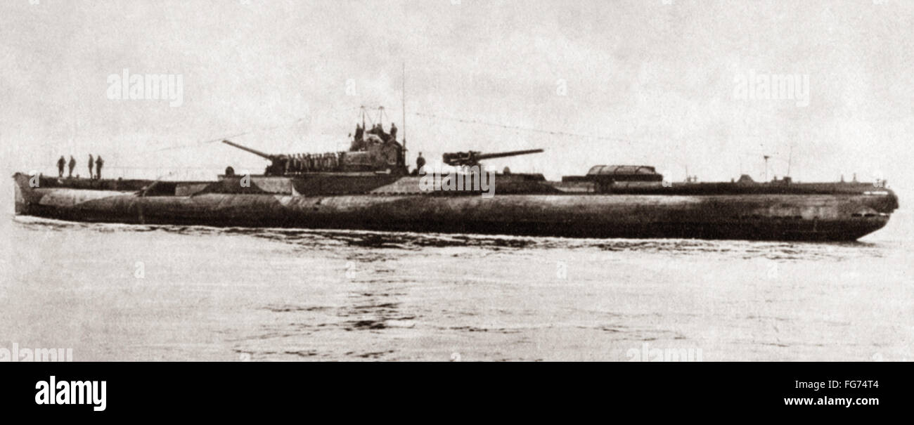 WORLD WAR I: SUBMARINE. /nSurrendered German Mercantile Submarine on ...
