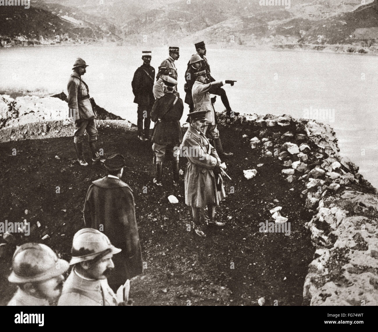 WORLD WAR I: BLACK SEA. /nGeneral Edmund Allenby with his back to the ...