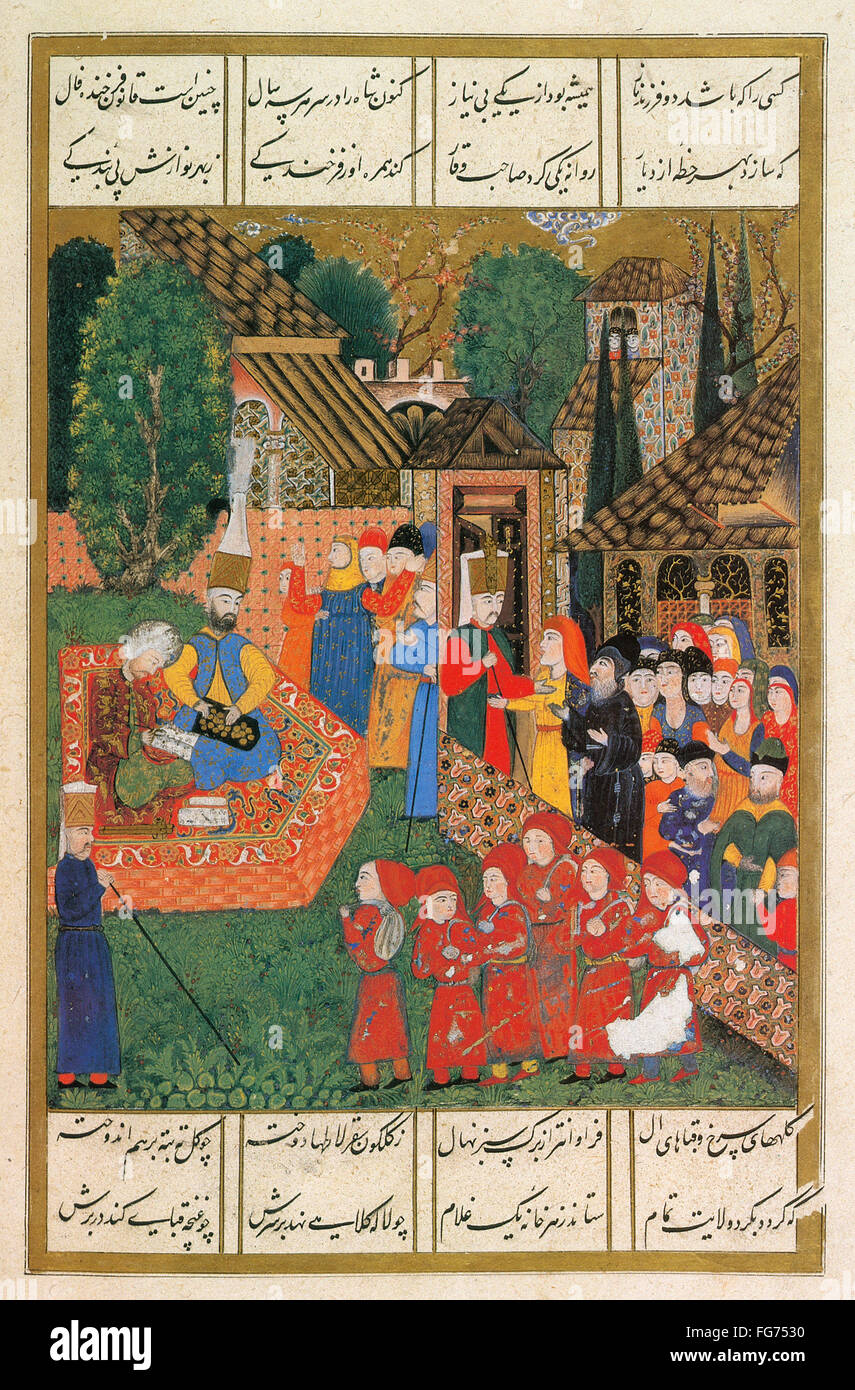 OTTOMAN EMPIRE: DEVSIRME. /nNon-Muslim boys being recruited for ...