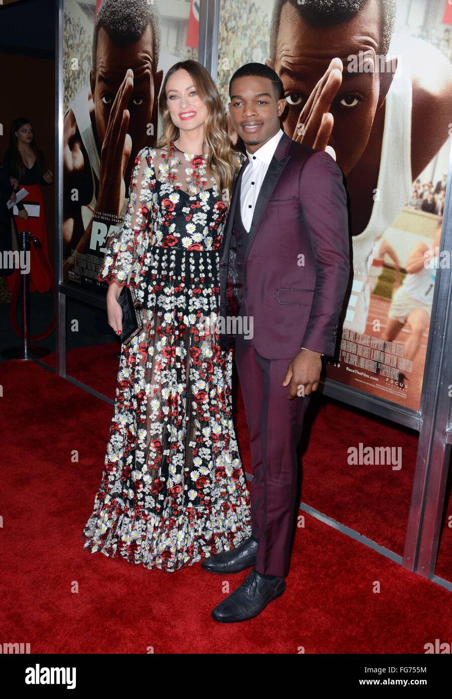 New York, NY, USA. 17th Feb, 2016. Olivia Wilde, Stephan James at ...