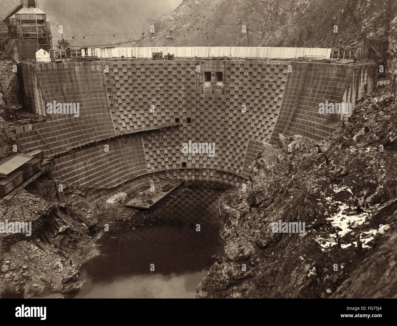 ROSS DAM, c1940. /nThe Ross Dam in Washington. Photograph, c1940 Stock ...