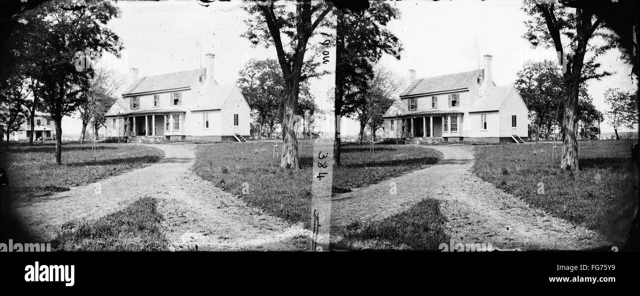 CIVIL WAR: RESIDENCE, 1862. /nResidence of Confederate General W.H.F ...