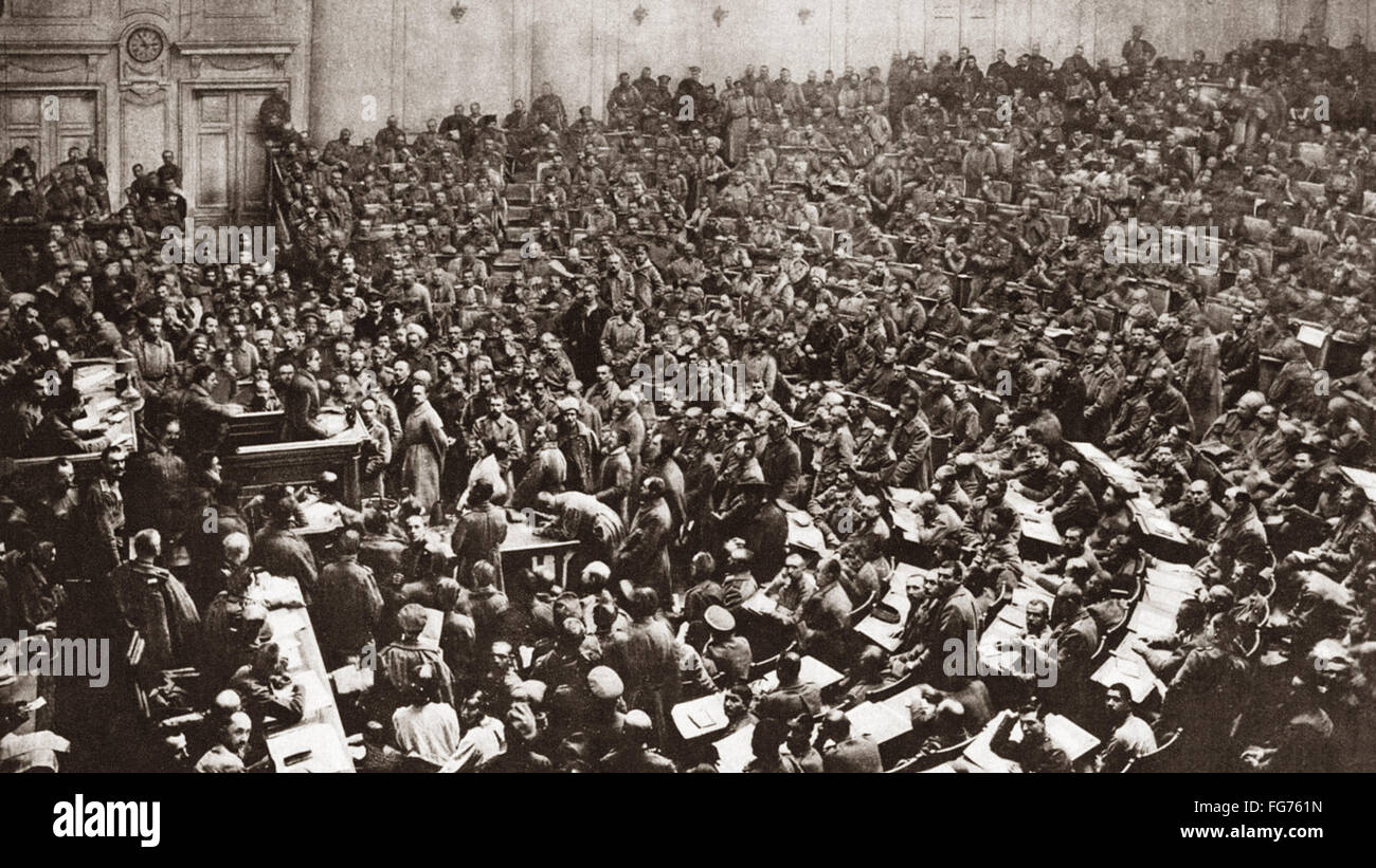 WORLD WAR I: PETROGRAD. /nWorkers' and Soldiers' Deputies invade the ...