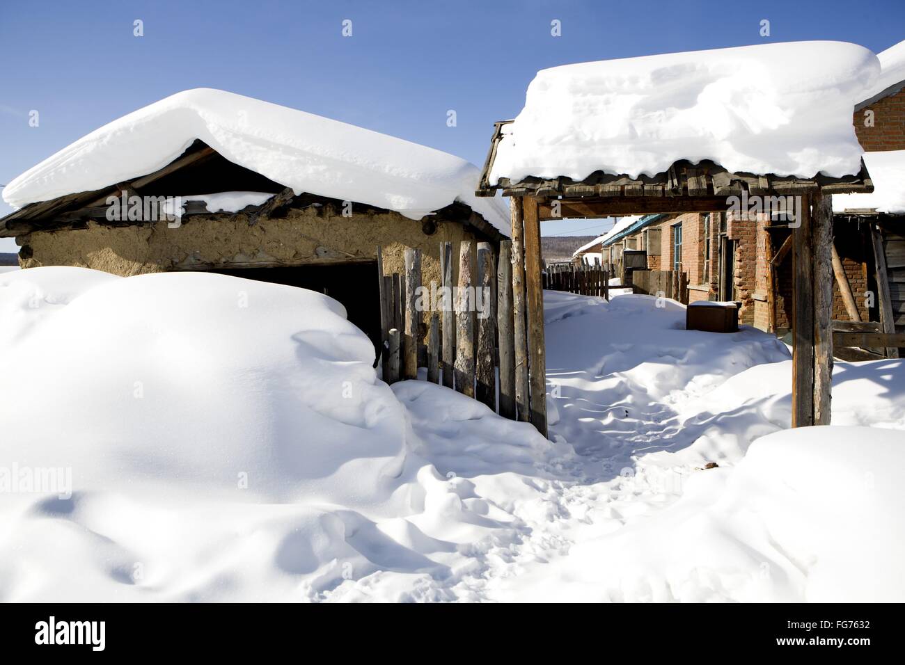 Mohe County Heilungkiang Province China Stock Photo - Alamy