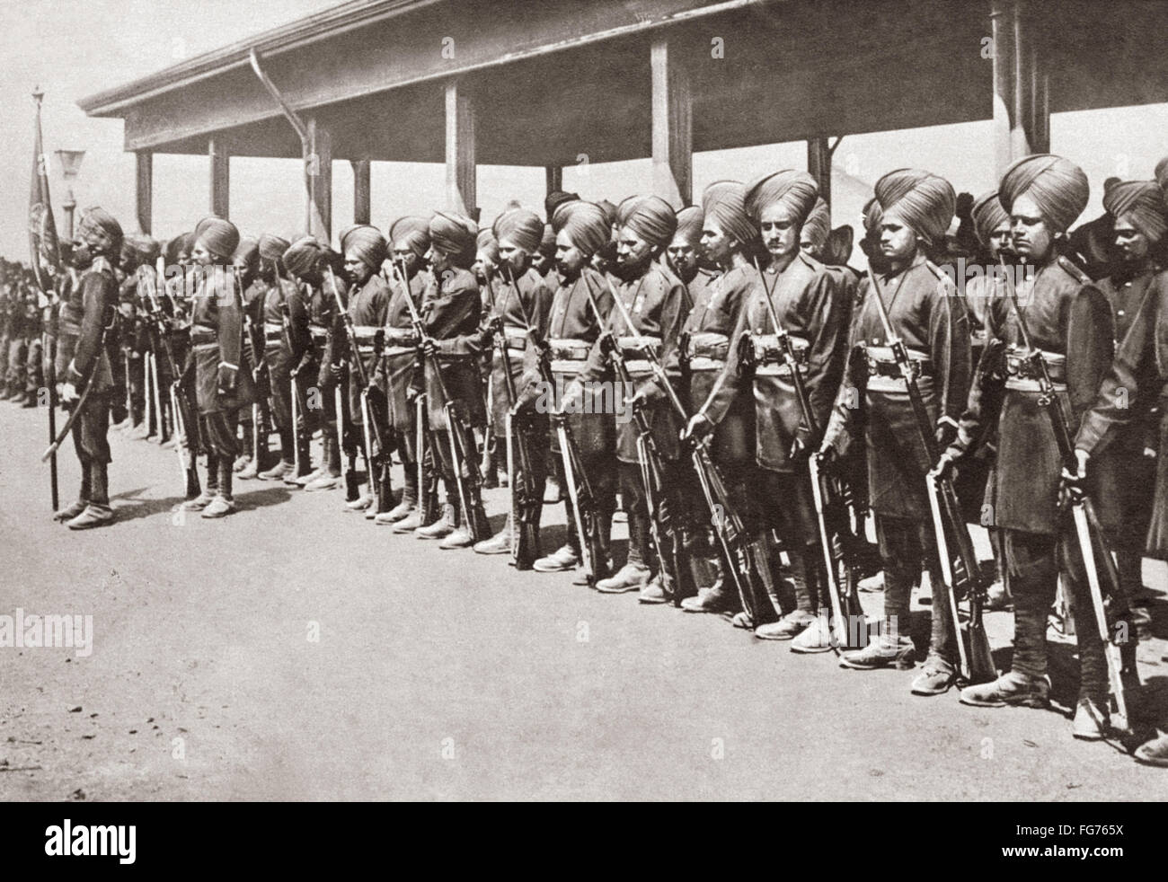 WORLD WAR I: INDIAN TROOPS. /nIndian troops during World War I ...